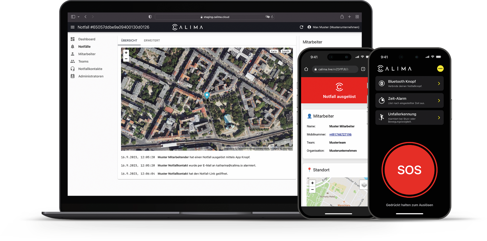 CALIMA: Digitales Notfallsystem verbessert die Sicherheit bei UCM